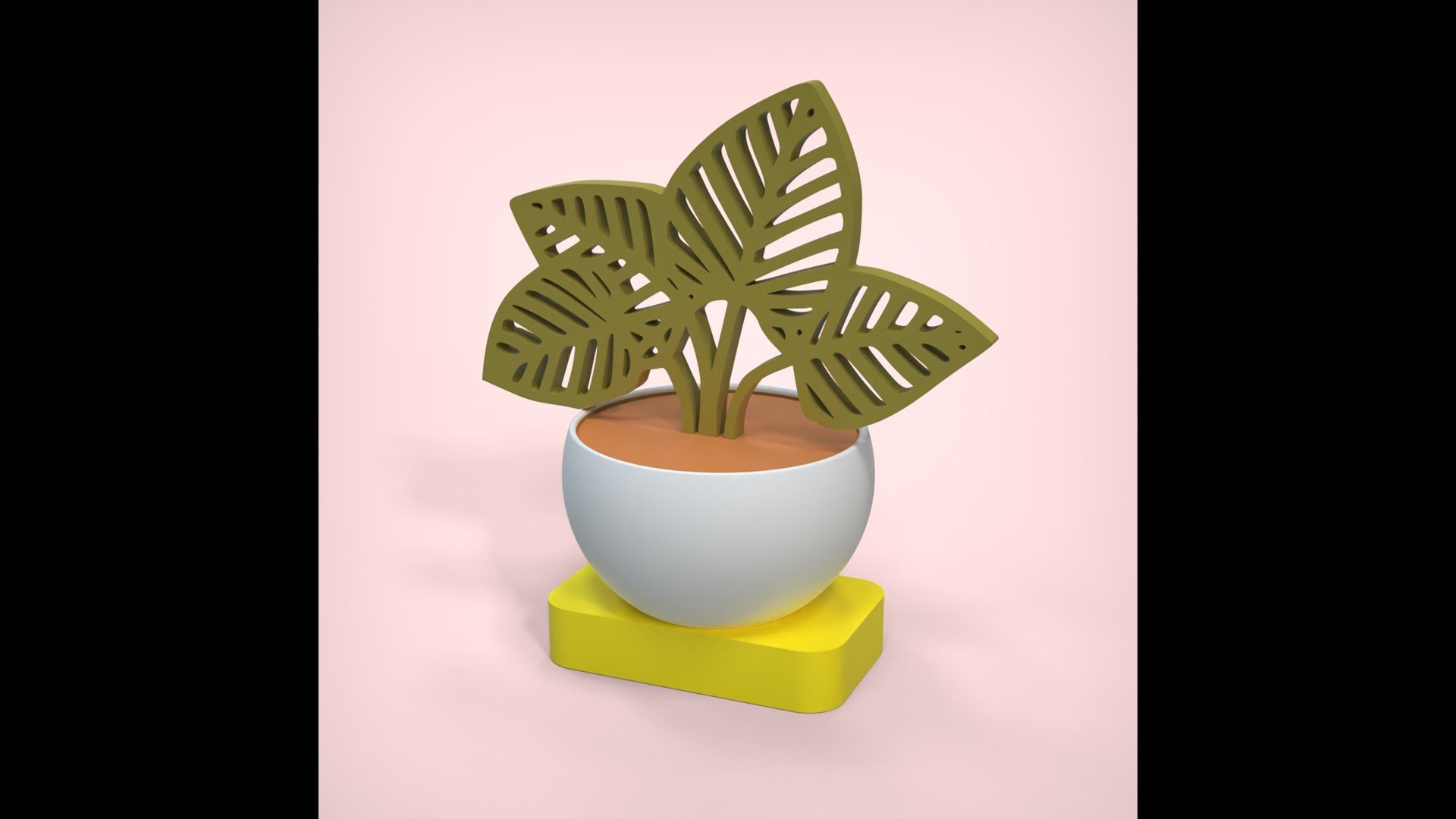 Decorative Plant 3D - TurboSquid 2404727