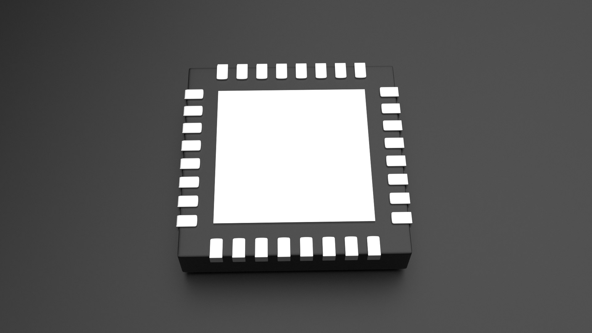 VQFN-32 Chip 3D Model - TurboSquid 2231337