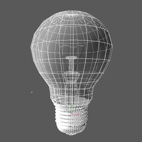 light bulb 3d model