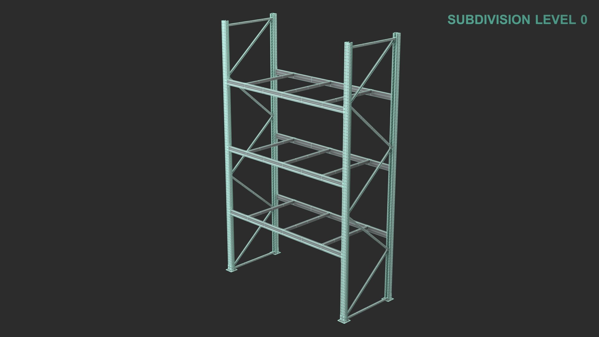 Warehouse Shelf 3D model - TurboSquid 1991298