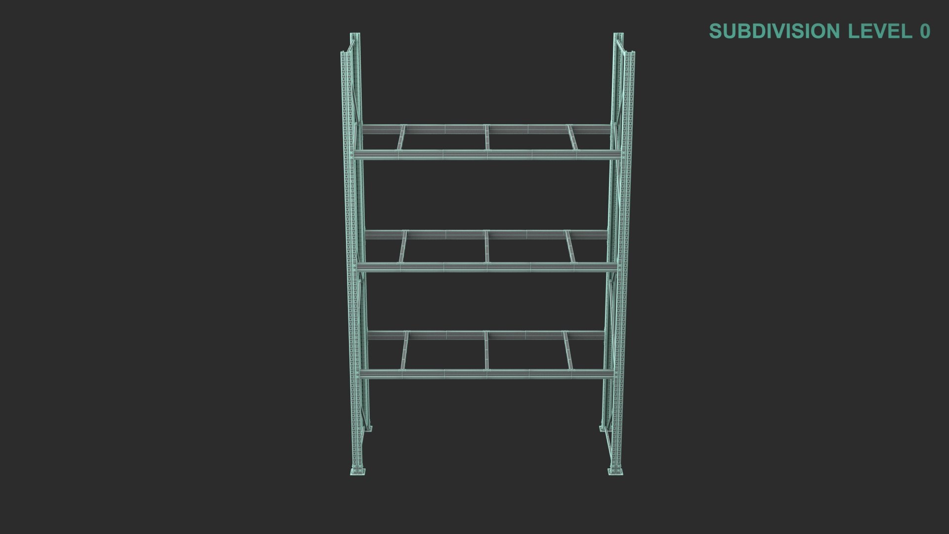 Warehouse Shelf 3D model - TurboSquid 1991298