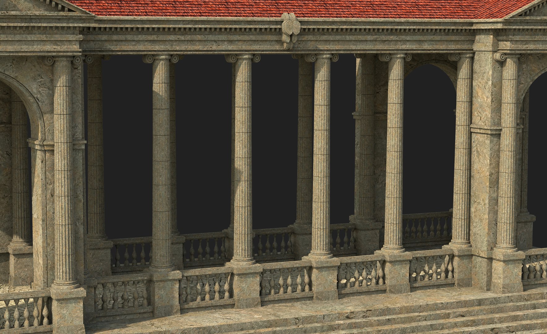 Greek Structure V5 3D Model - TurboSquid 1873937