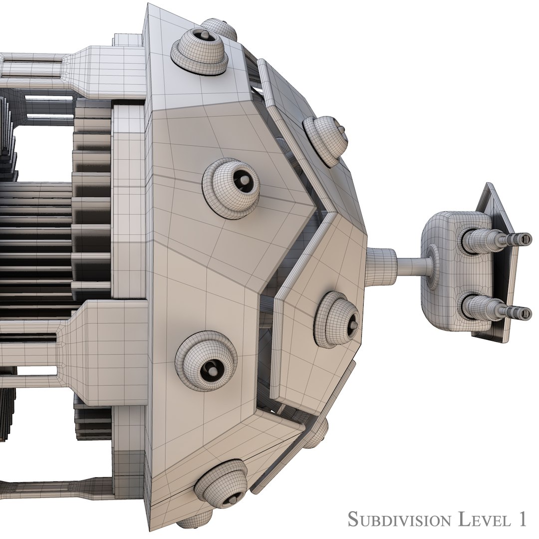 3d 3ds Flying Robot