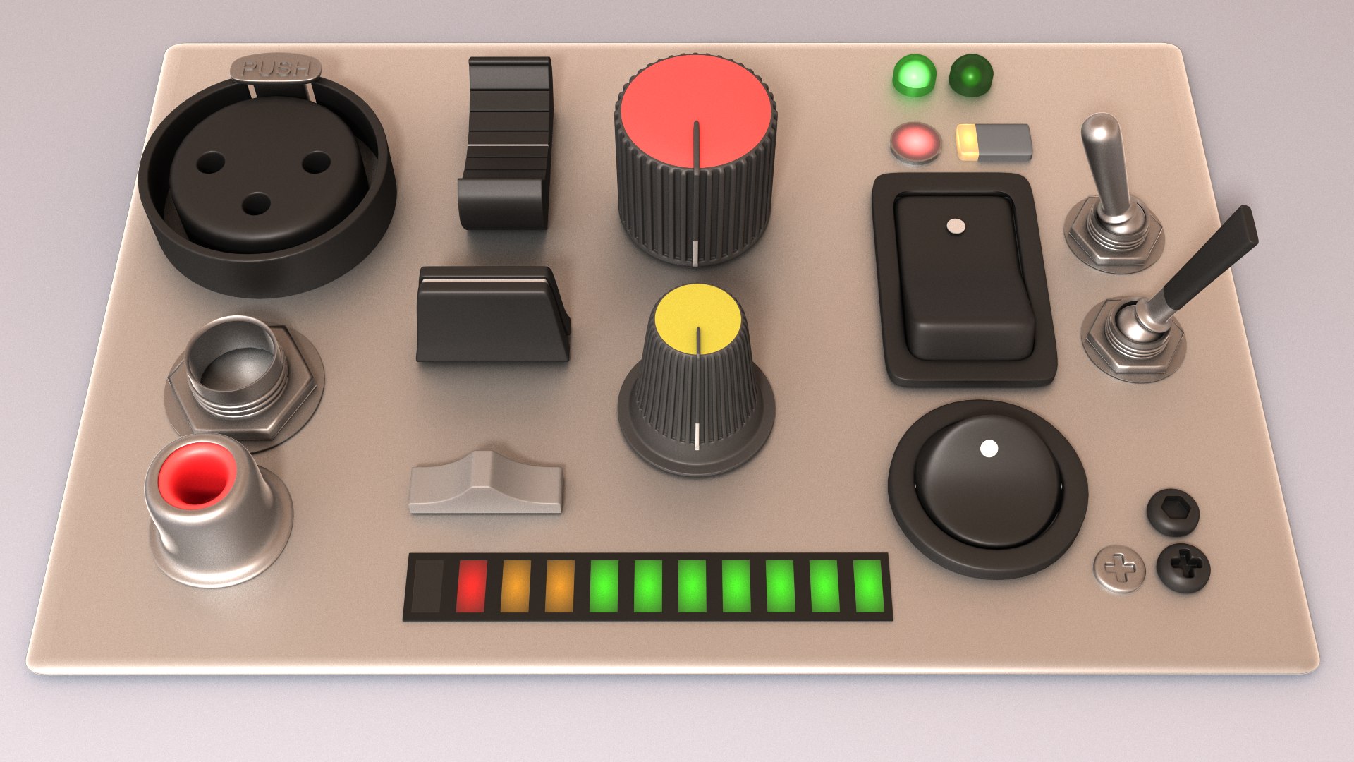 modelo 3d Kit de electrónica Kitbash 01 - TurboSquid 945762