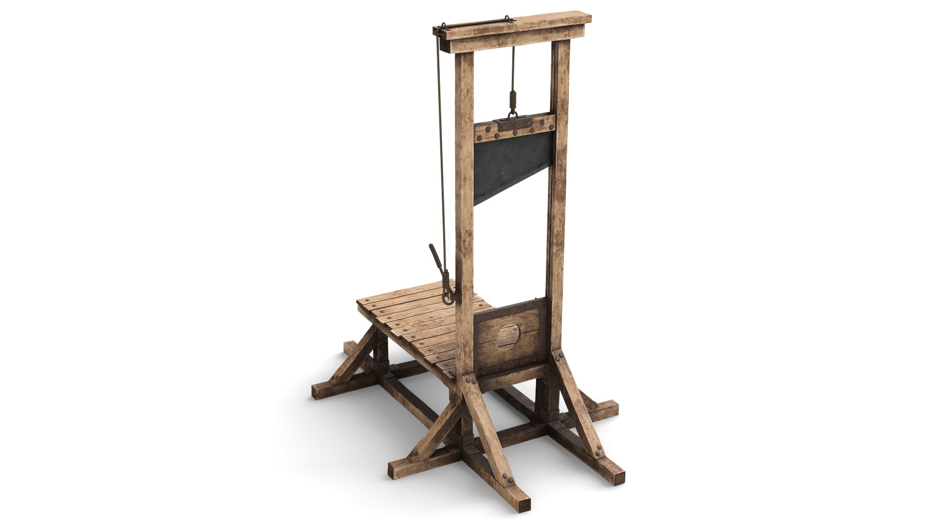 Guillotine For Execution 3D - TurboSquid 1791367