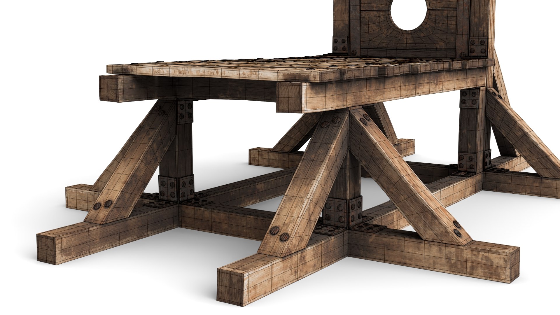 Guillotine for Execution 3D - TurboSquid 1791367