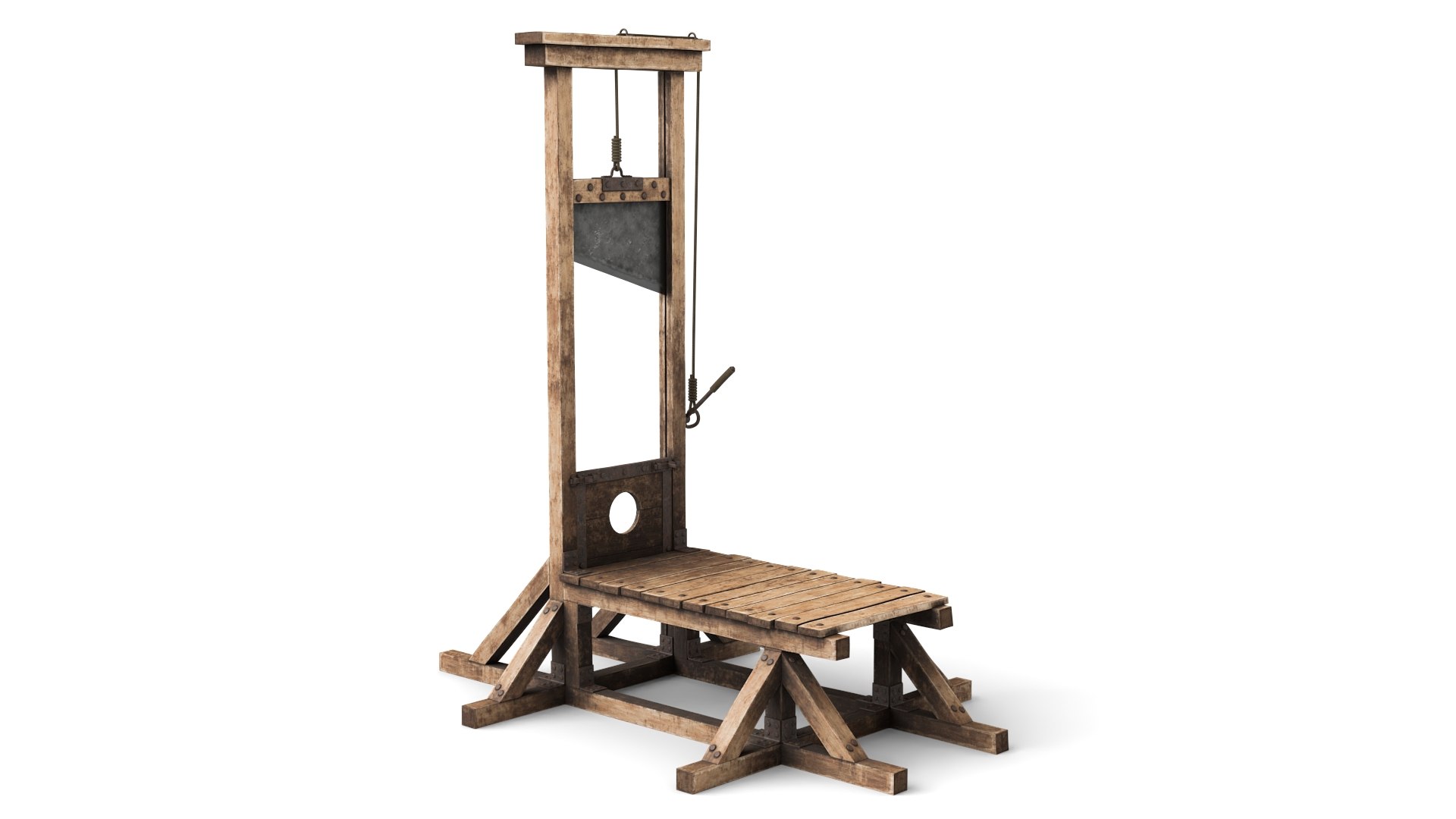 Guillotine For Execution 3D - TurboSquid 1791367