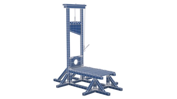 Guillotine for Execution 3D - TurboSquid 1791367