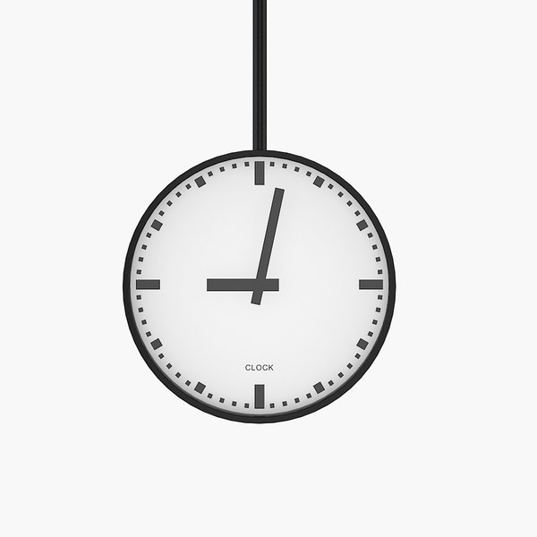 3d model clock central