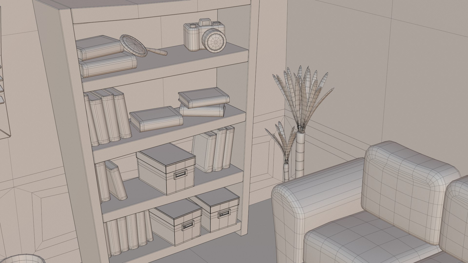 Cartoon Detective Office 3D Model - TurboSquid 1461321