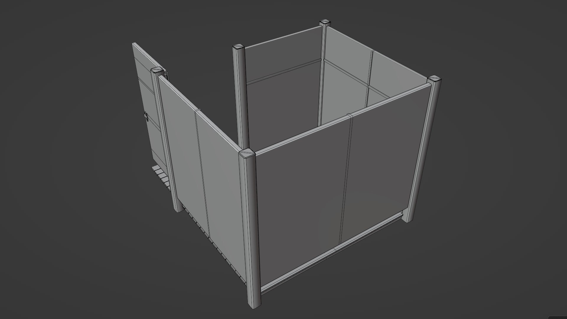 3D Dressing Booth Changing Room Beach Cabin Tent Model - TurboSquid 2072479