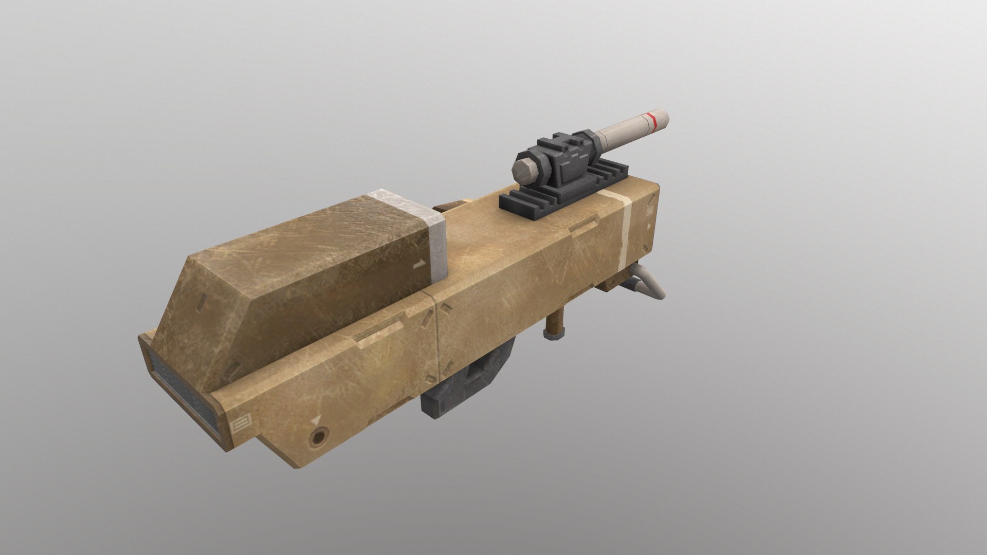 3D Model Lock On Missile Launcher Level 2 - TurboSquid 2186828