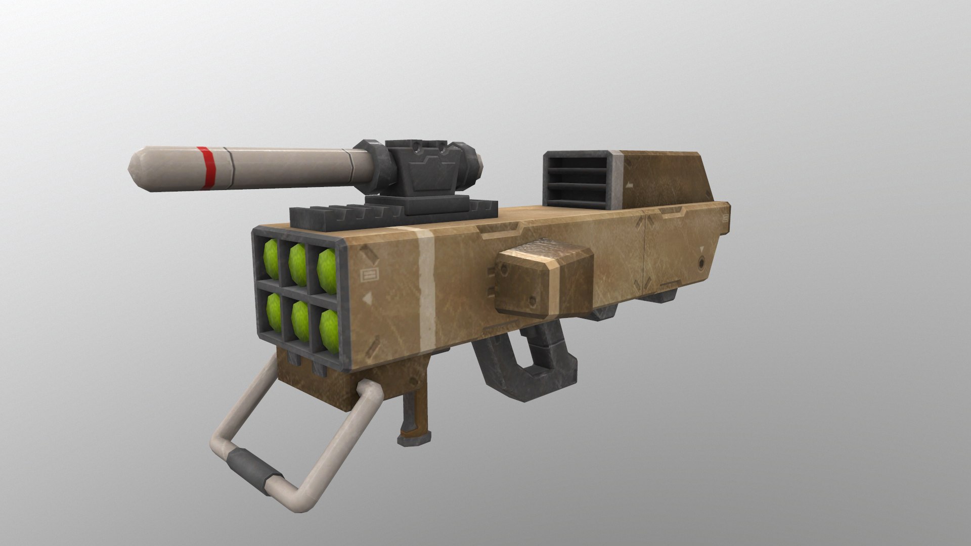 3D Model Lock On Missile Launcher Level 2 - TurboSquid 2186828