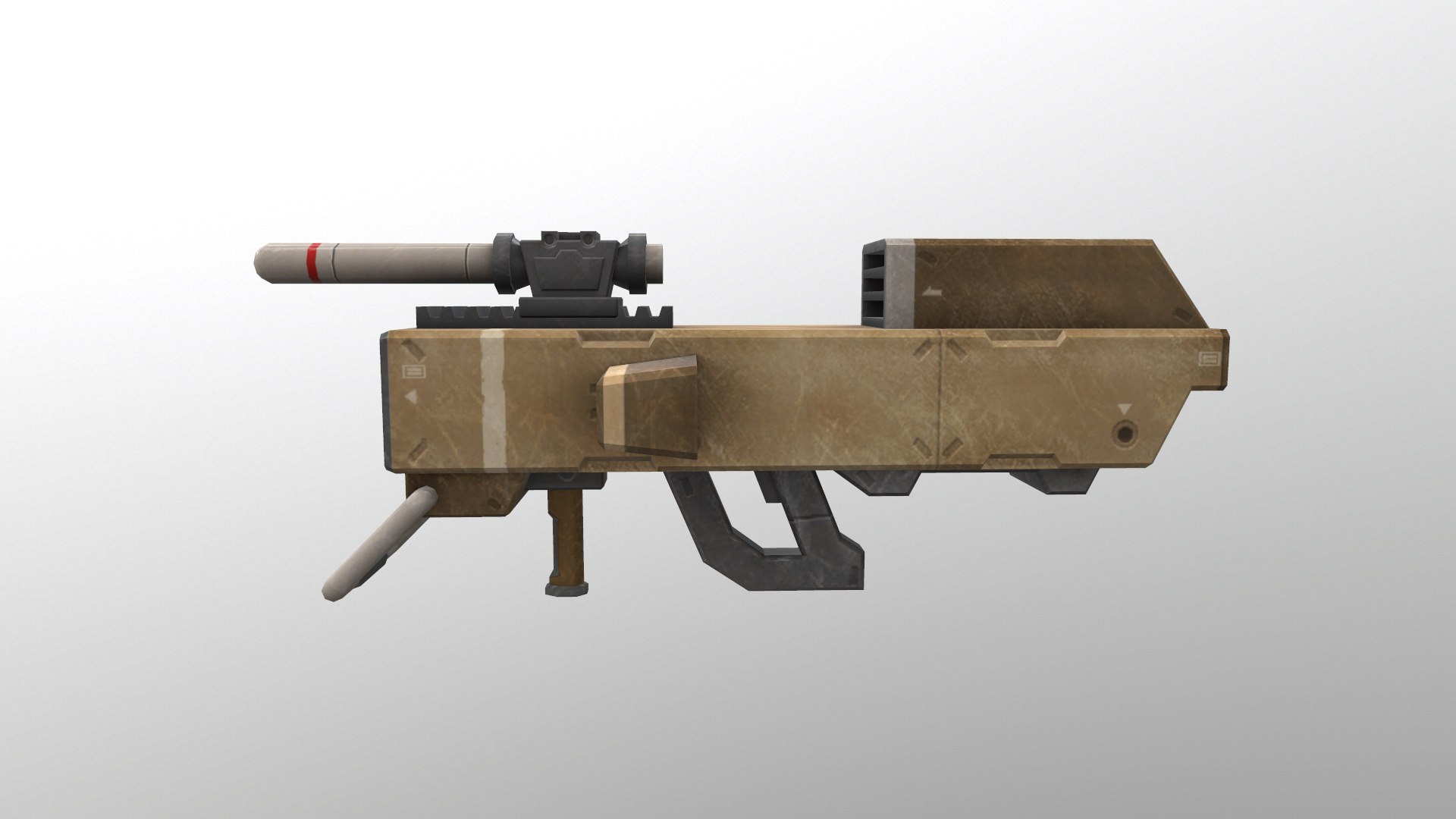 3D Model Lock On Missile Launcher Level 2 - TurboSquid 2186828