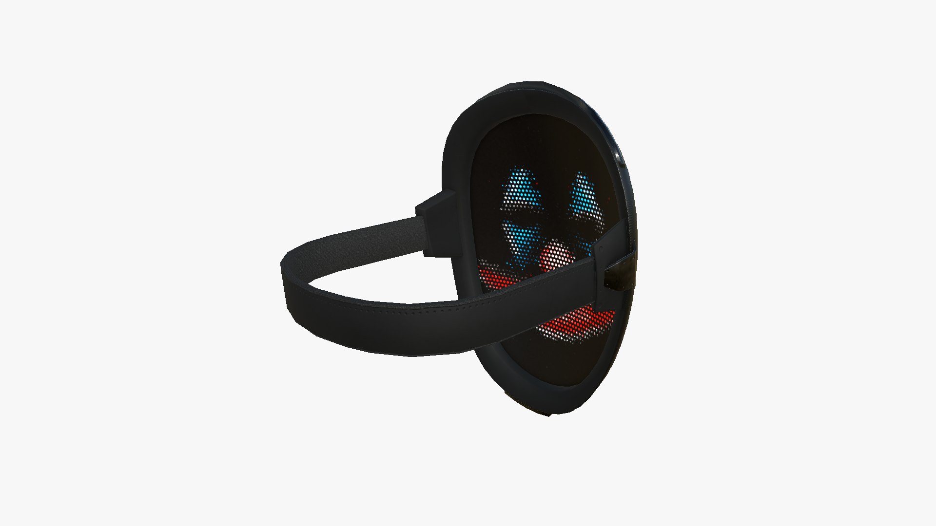 3D Model LED Screen Mask - A04 Joker Clown - Character Design ...