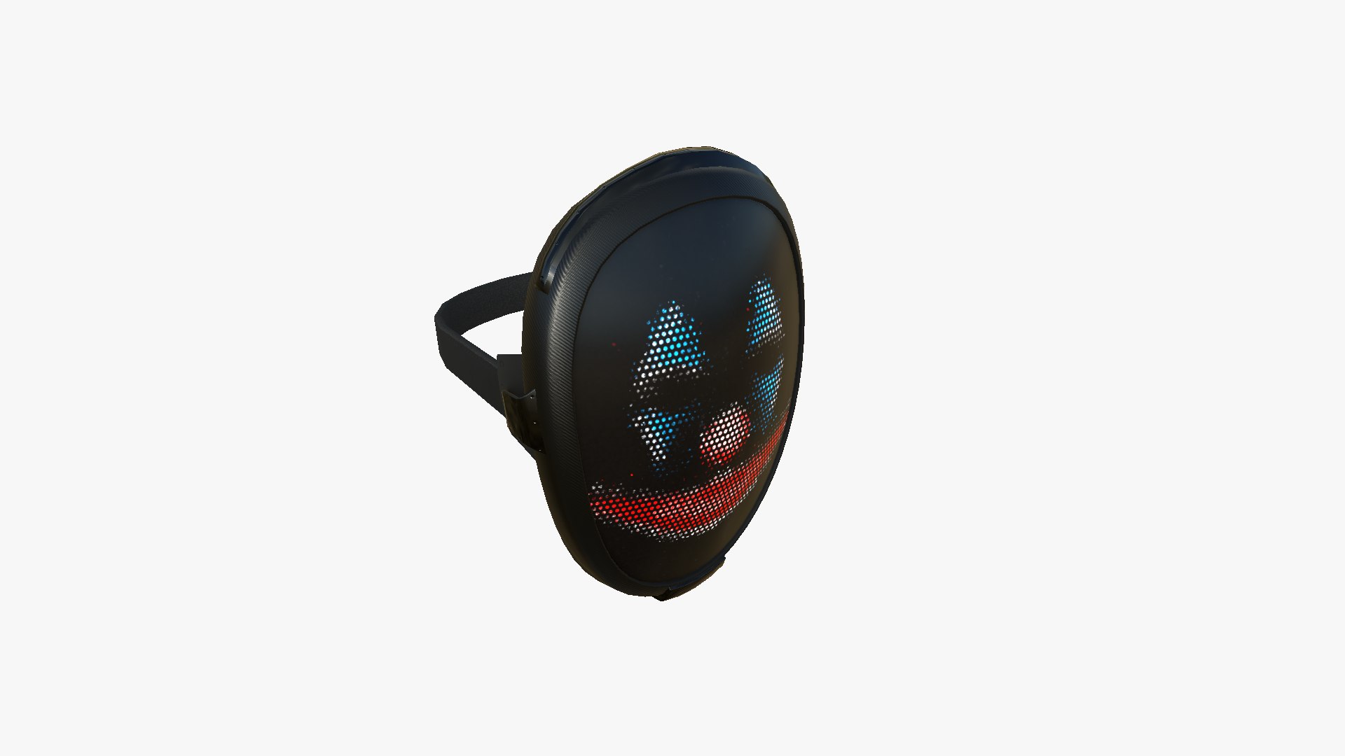 3D Model LED Screen Mask - A04 Joker Clown - Character Design ...