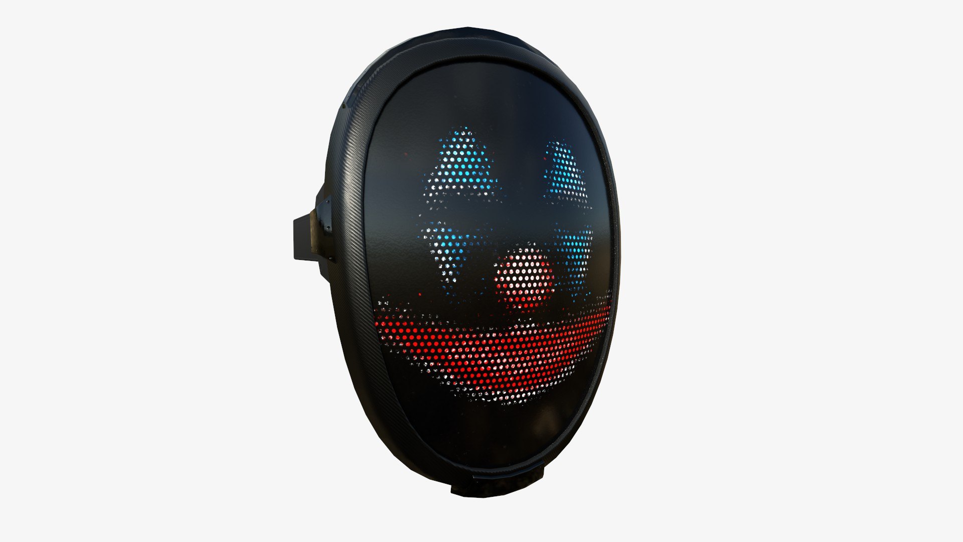3D Model LED Screen Mask - A04 Joker Clown - Character Design ...