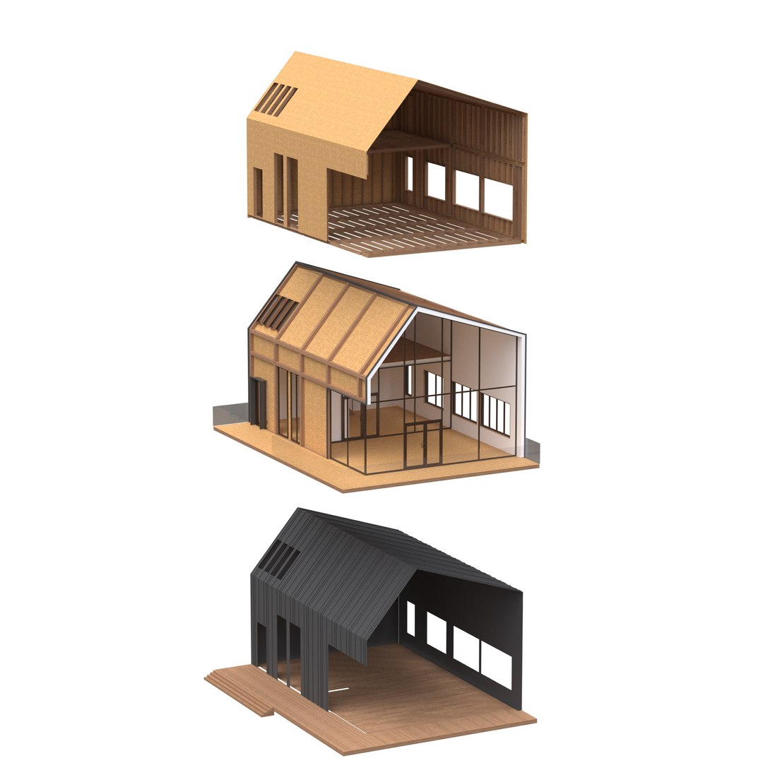 Barn House N6 3D Model - TurboSquid 2317109