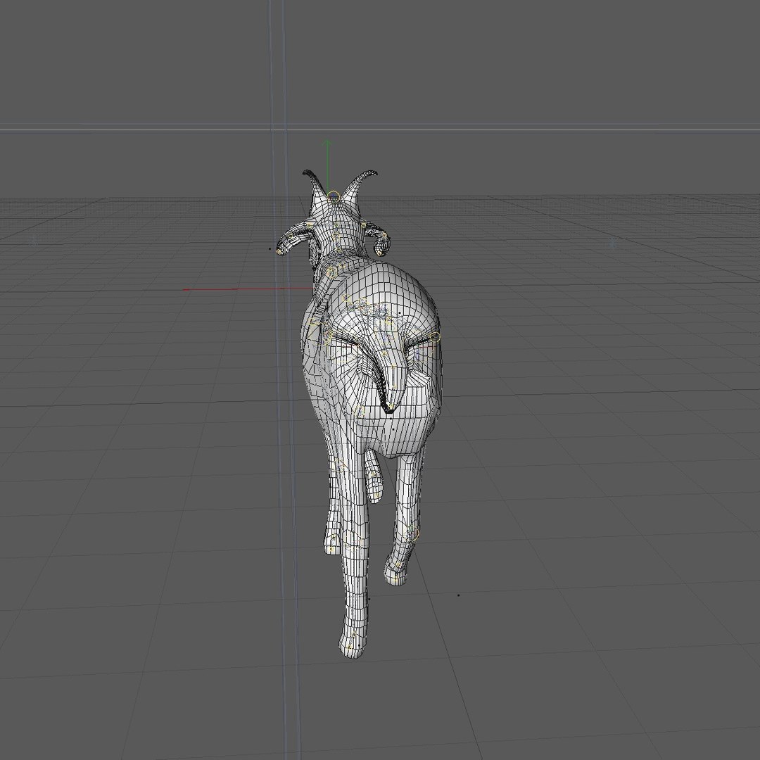 Goat walking rigged animal 3D model - TurboSquid 1155099