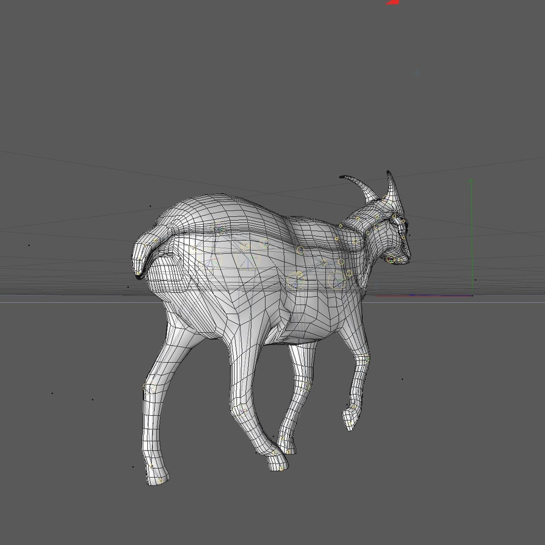 Goat walking rigged animal 3D model - TurboSquid 1155099