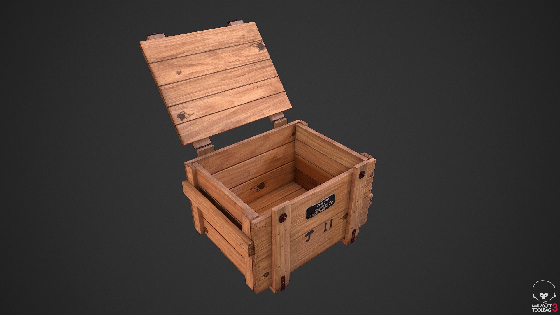 3D Retro Wooden Box Soviet Model - TurboSquid 1553775