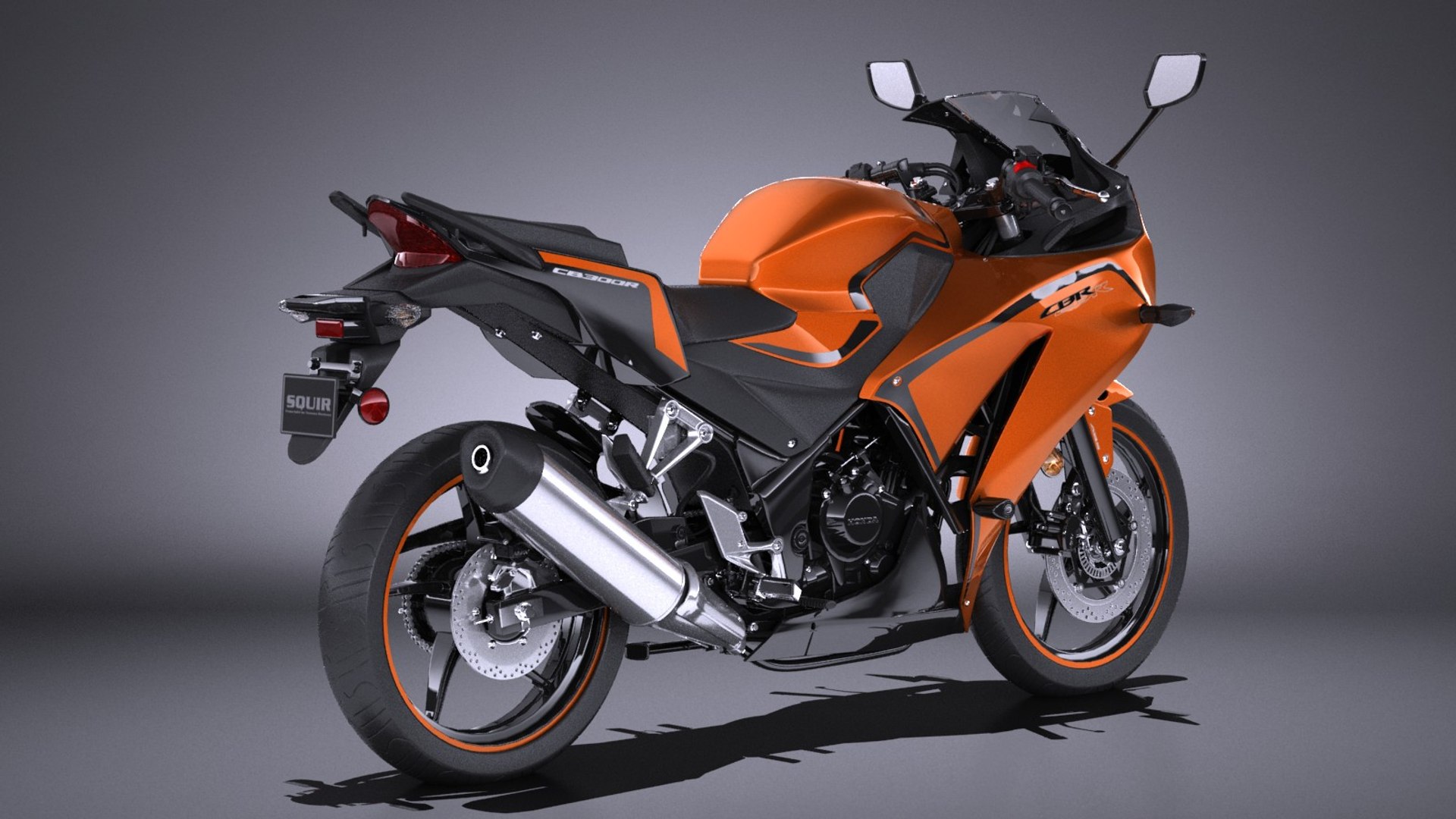 3d Honda Cbr 2016