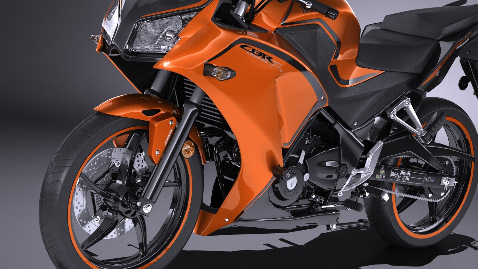 3d Honda Cbr 2016
