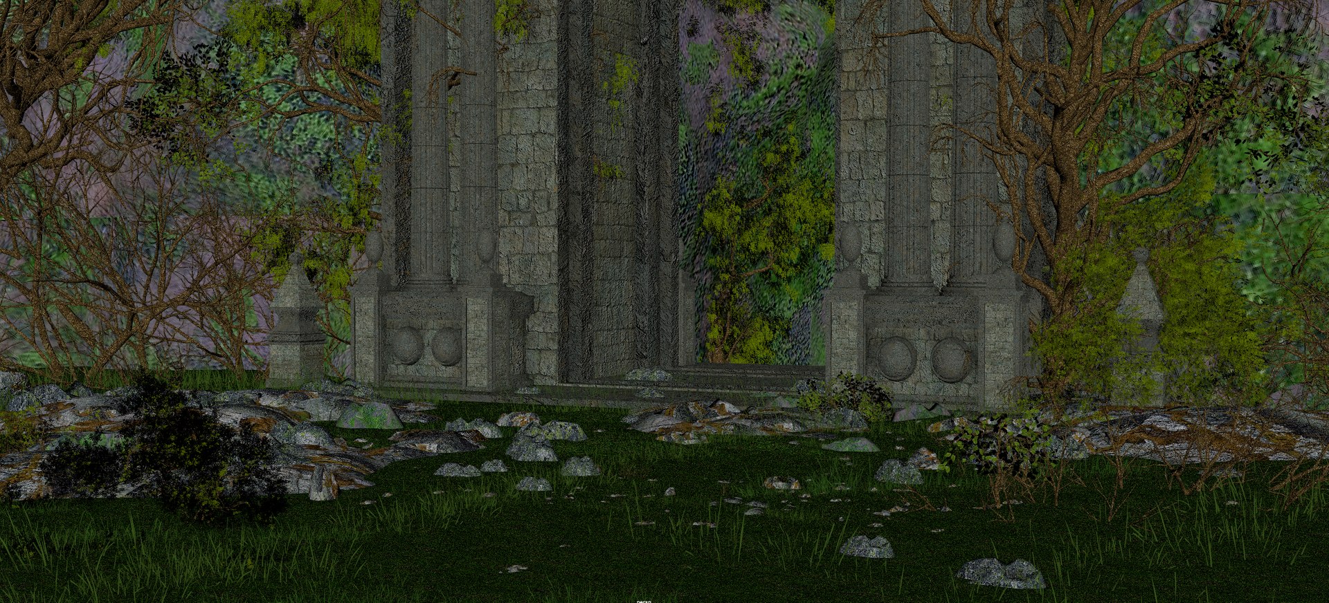 Fantasy Forest GateWay Landscape 3D - TurboSquid 1750775