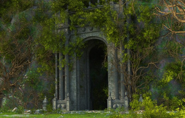 Fantasy Forest GateWay Landscape 3D - TurboSquid 1750775