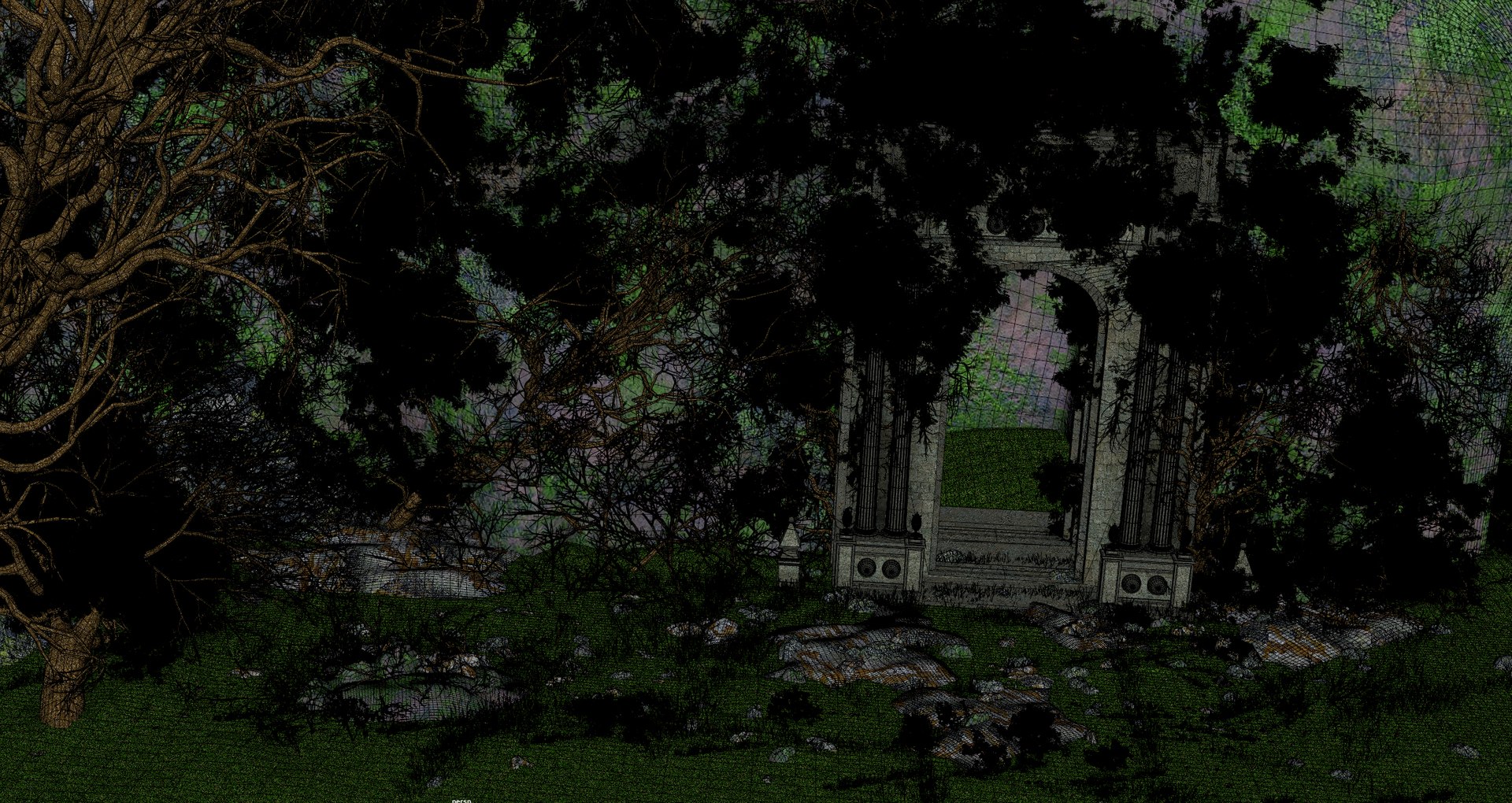 Fantasy Forest GateWay Landscape 3D - TurboSquid 1750775