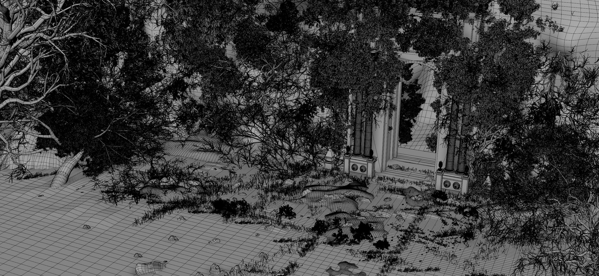 Fantasy Forest GateWay Landscape 3D - TurboSquid 1750775