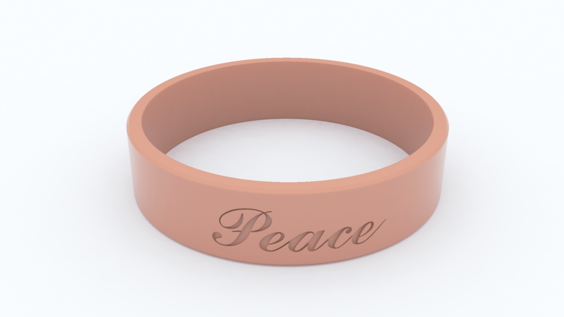 Peace Ring Blue 3D Model - TurboSquid 1914502