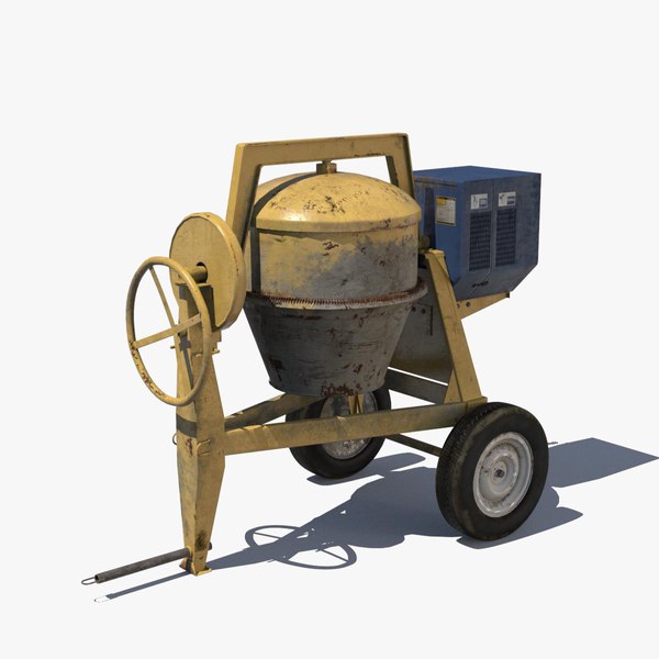 3d model cement mixer