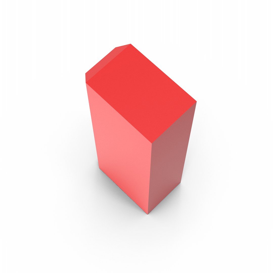 Red Letter I 3D Model - TurboSquid 2272738