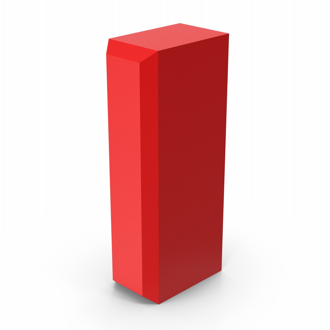 Red Letter I 3D Model - TurboSquid 2272738