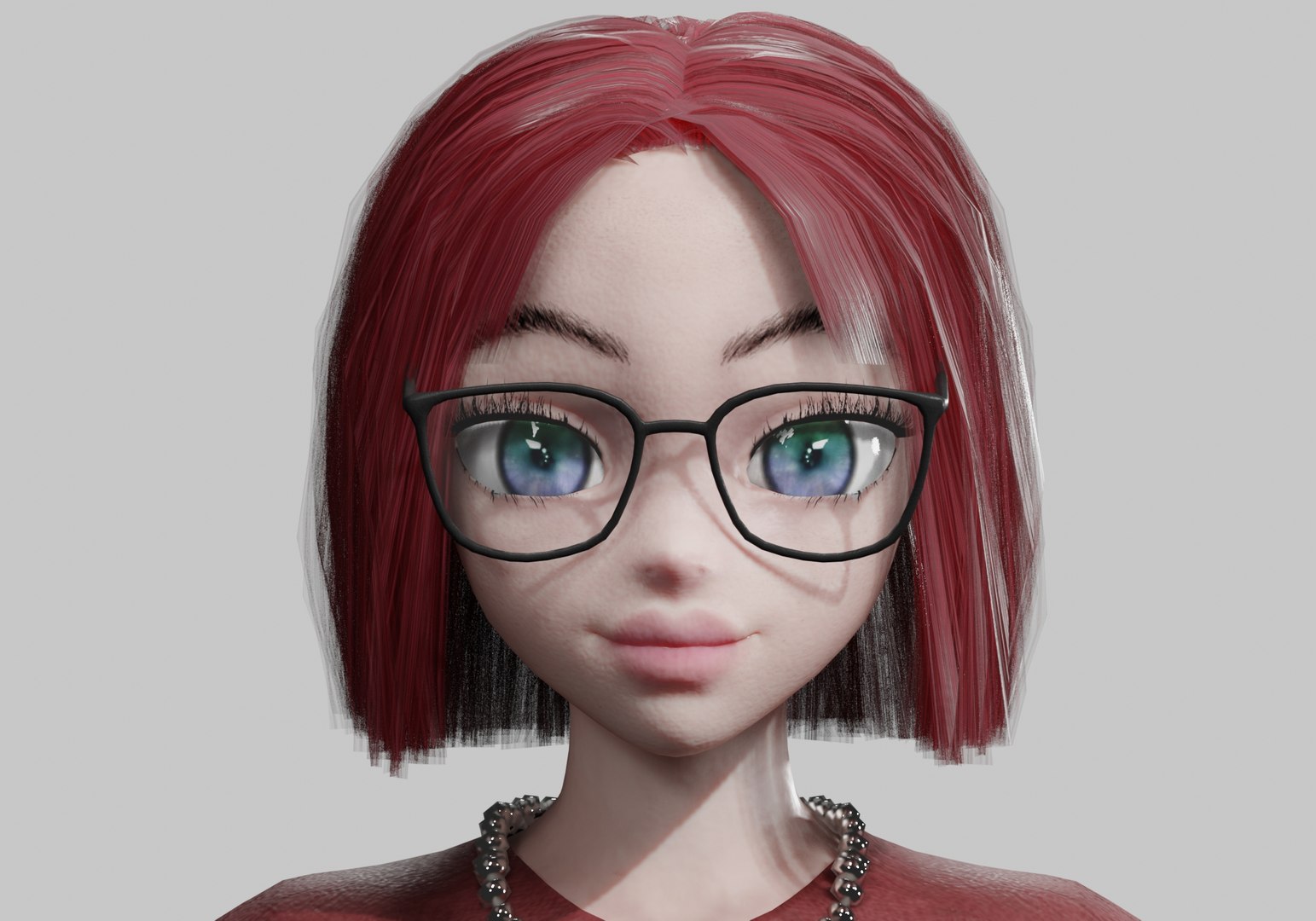 Standard Anime Girl V32967 3D Model - TurboSquid 2281879