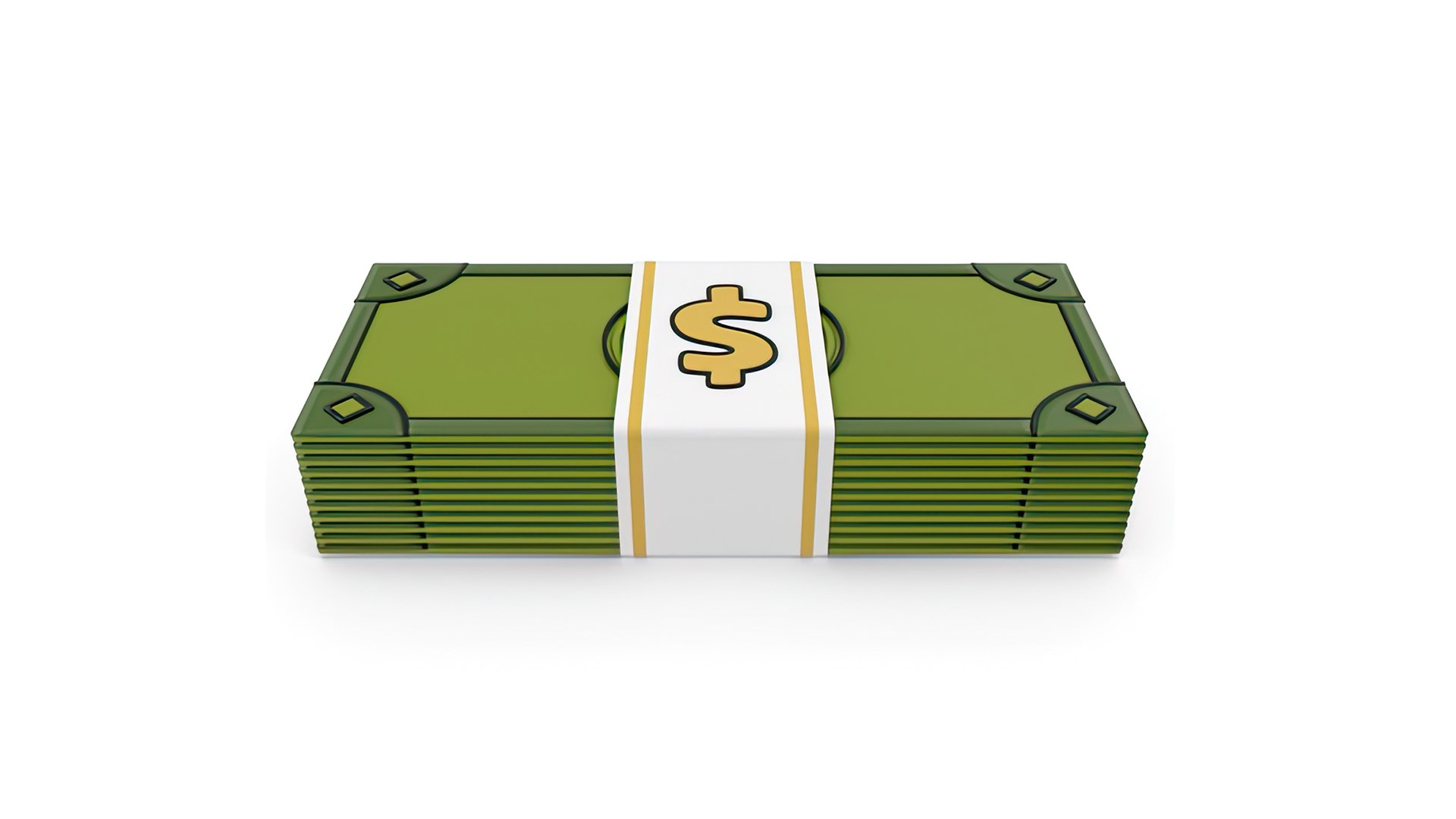 Cartoon Money 3D - TurboSquid 2172928