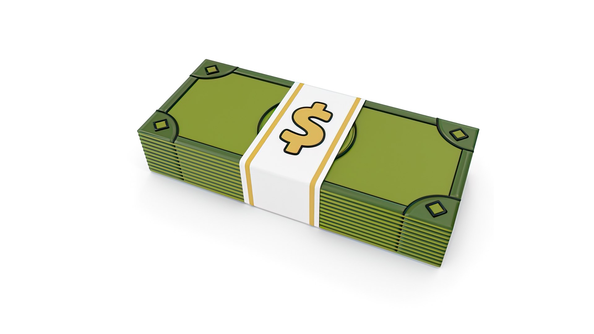 Cartoon Money 3D - TurboSquid 2172928
