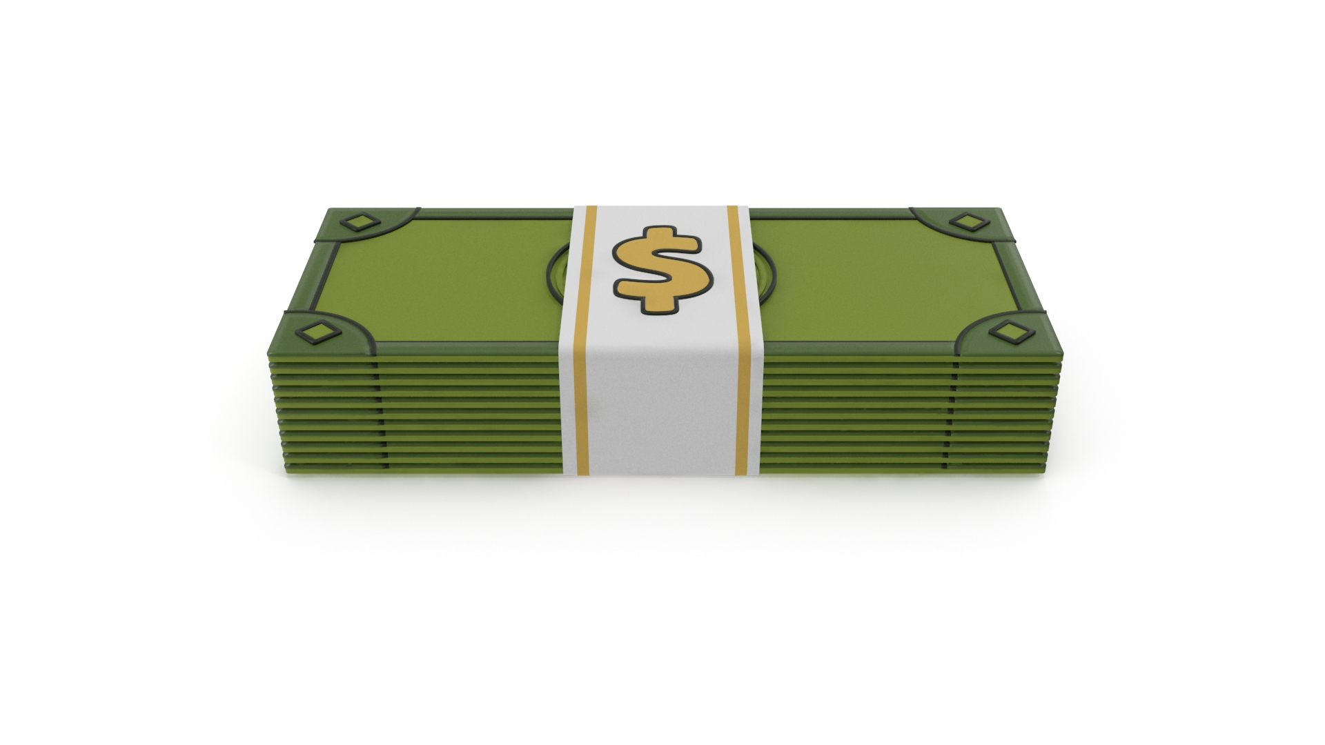 Cartoon Money 3D - TurboSquid 2172928