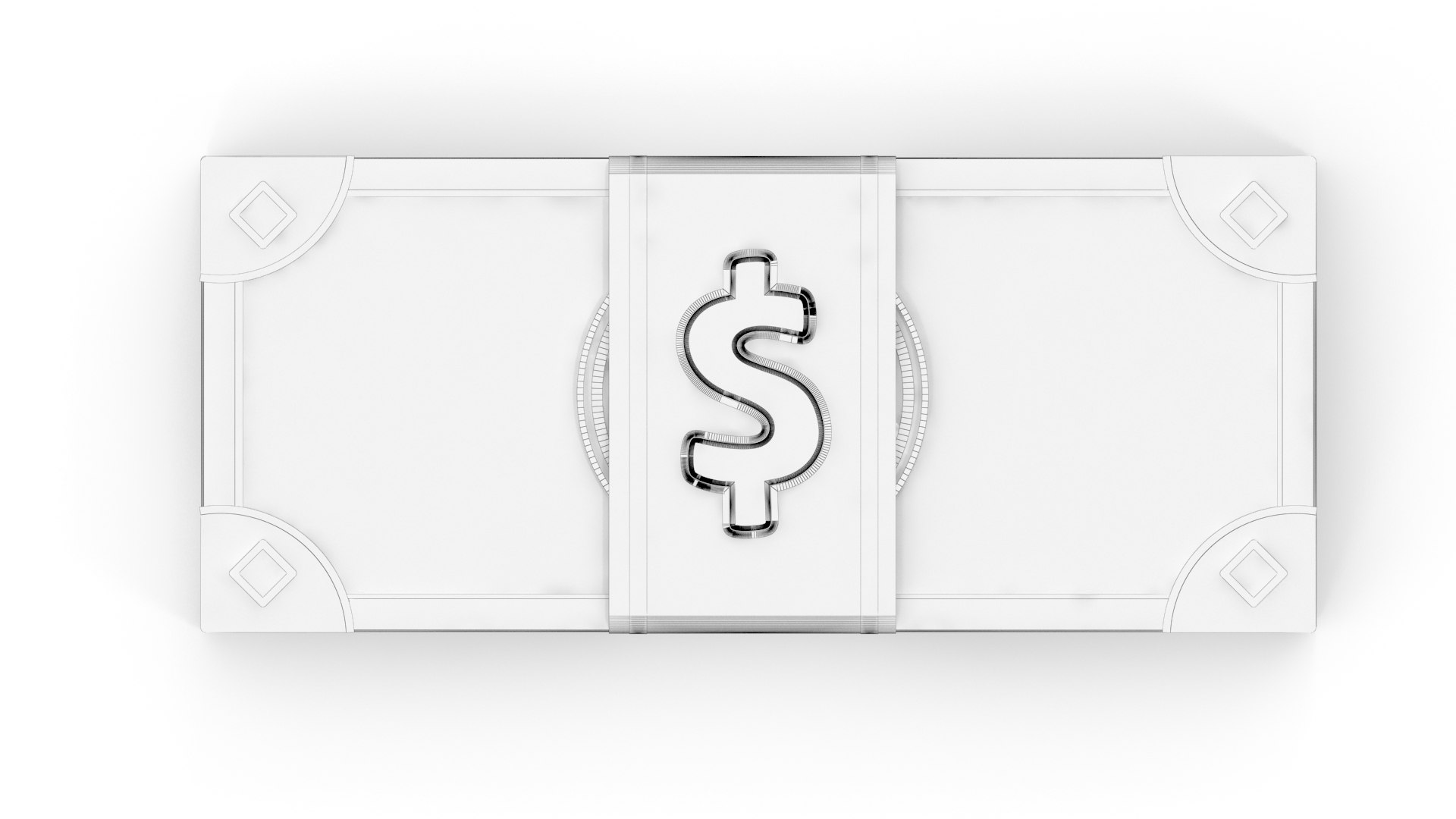 Cartoon Money 3D - TurboSquid 2172928