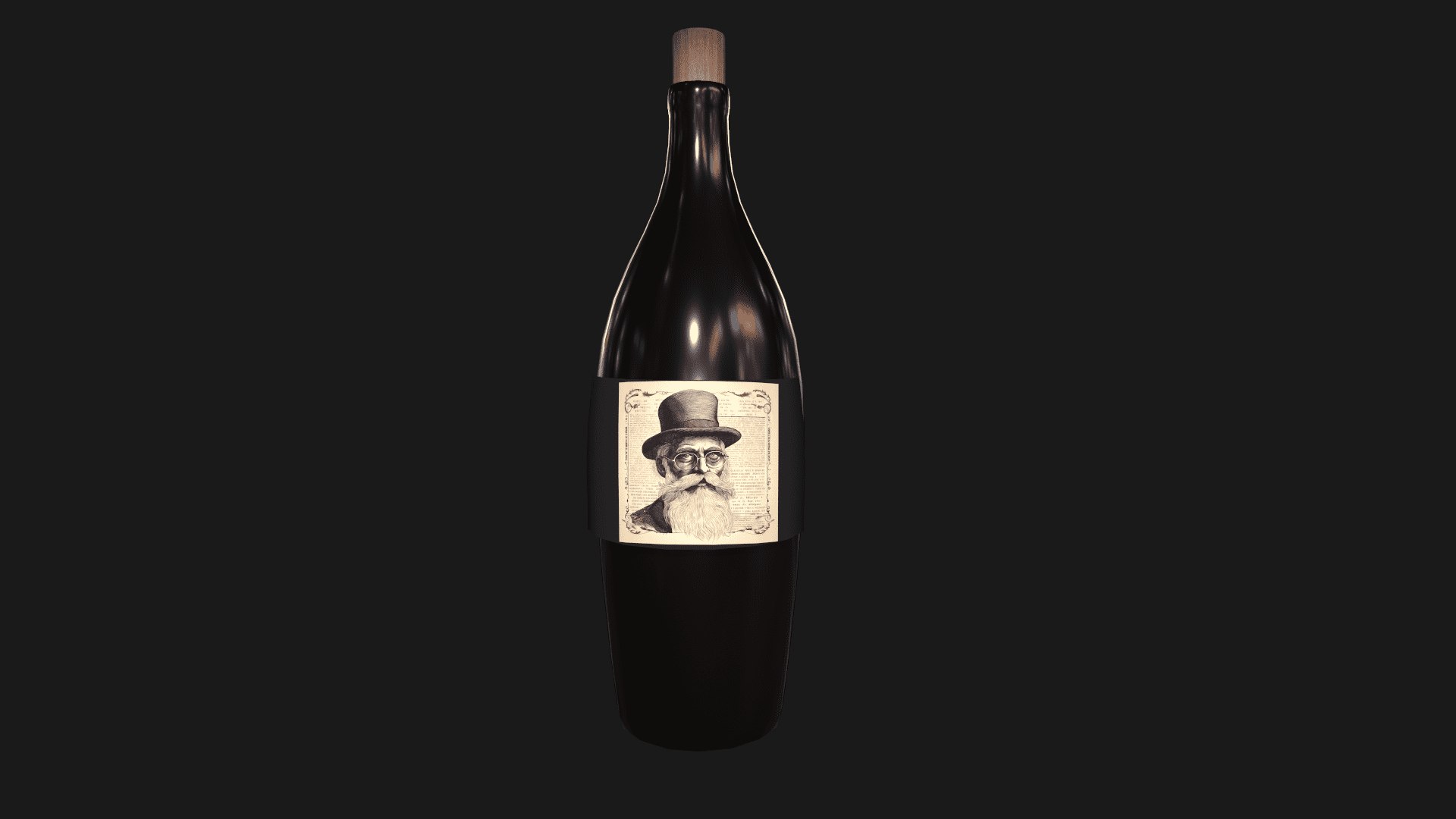 3D Model Wine Set - TurboSquid 2156191