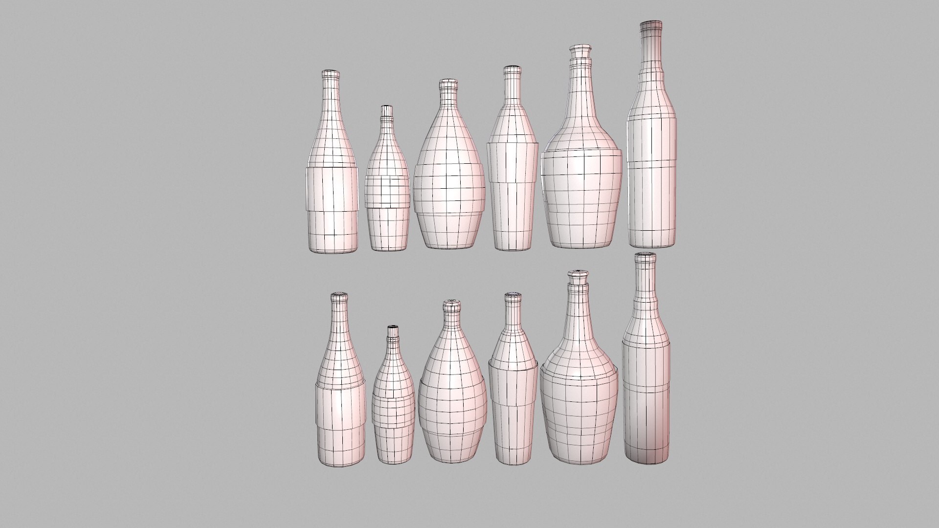 3D Model Wine Set - TurboSquid 2156191