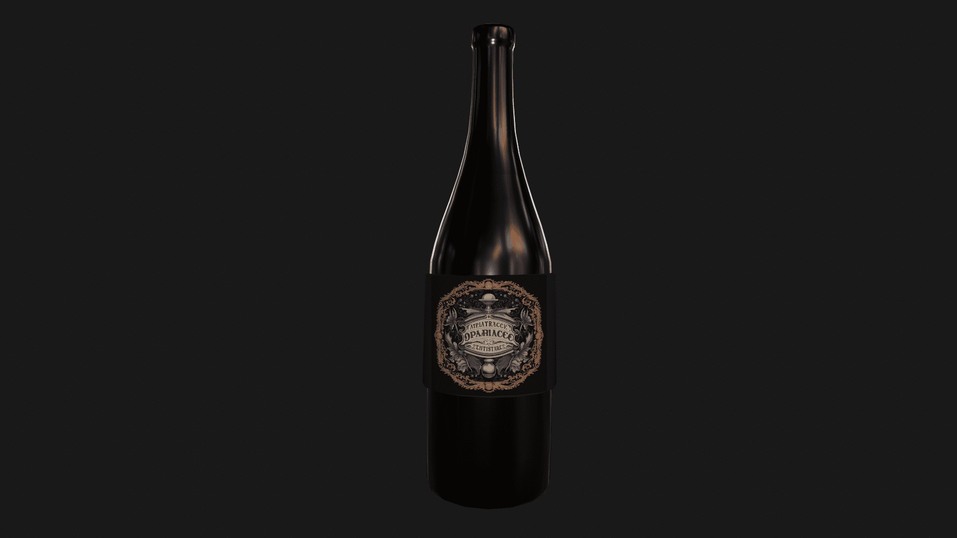 3D Model Wine Set - TurboSquid 2156191