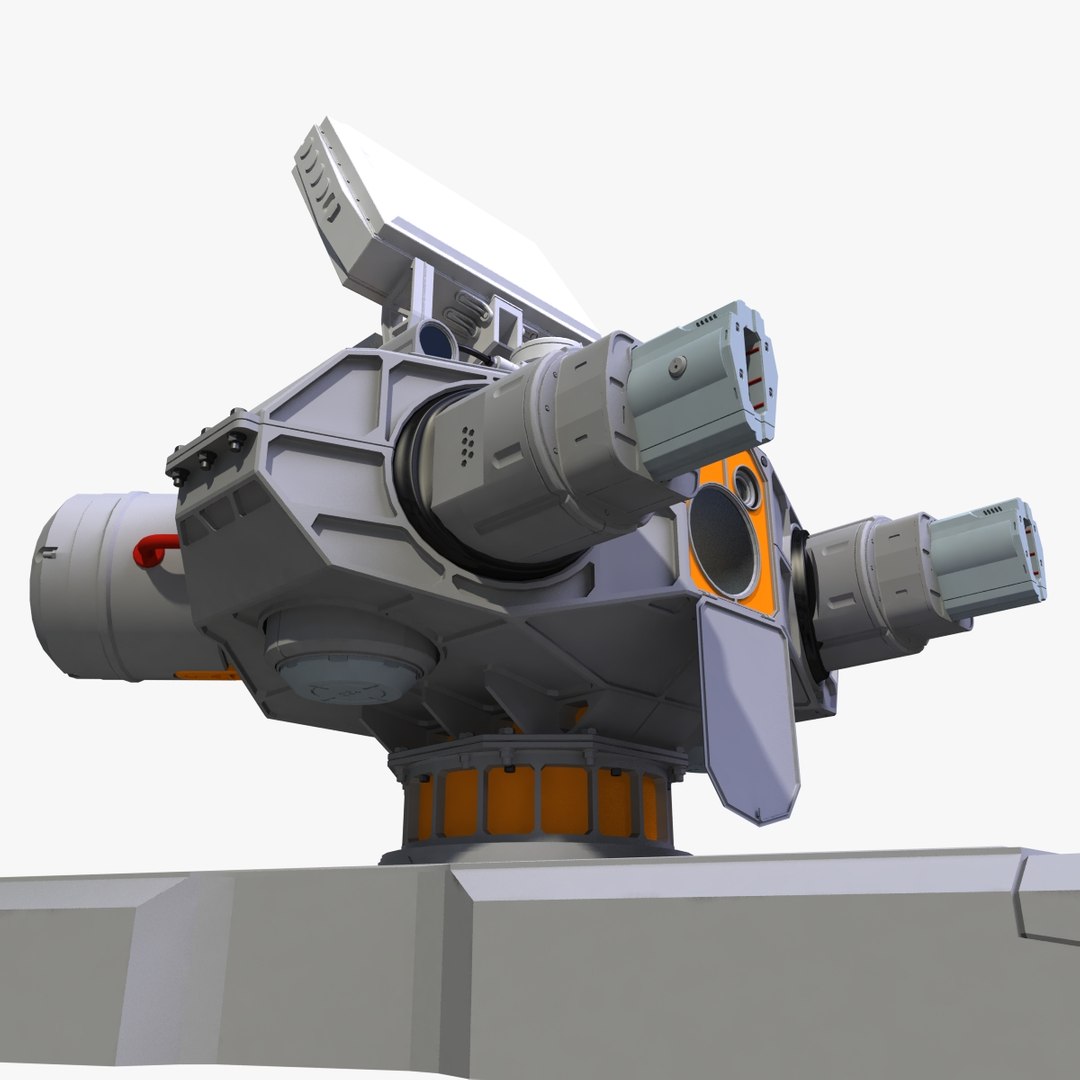 Ground Laser Turret 3D Model - TurboSquid 1269815