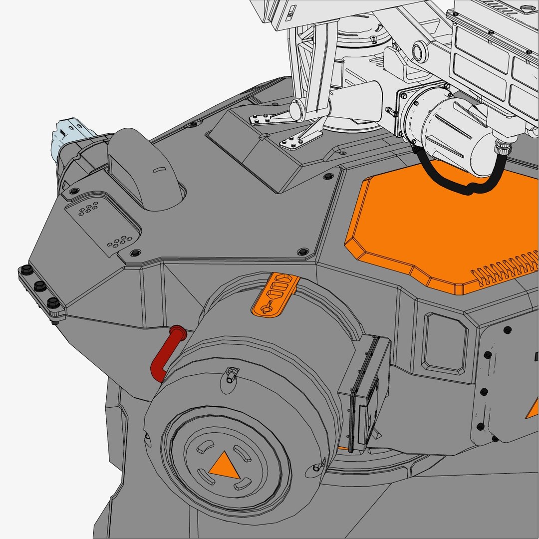 Ground Laser Turret 3D Model - TurboSquid 1269815