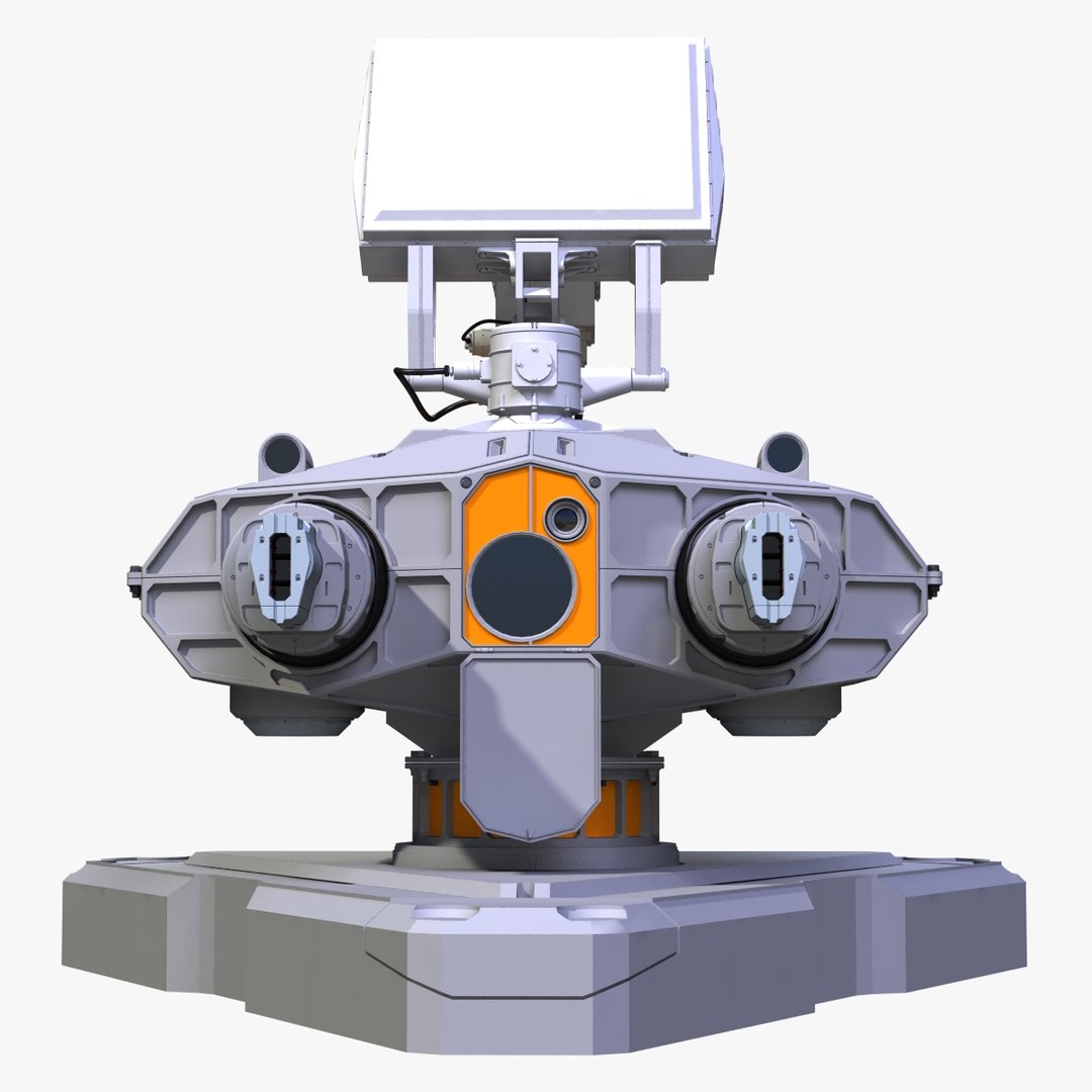 Ground Laser Turret 3D Model - TurboSquid 1269815