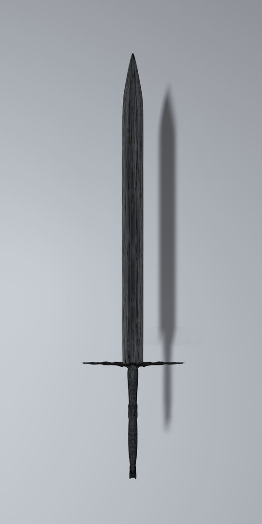 Simple sword 3D model - TurboSquid 1342786