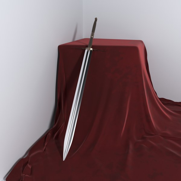 modelo 3d Espada simple gratis - TurboSquid 1342786