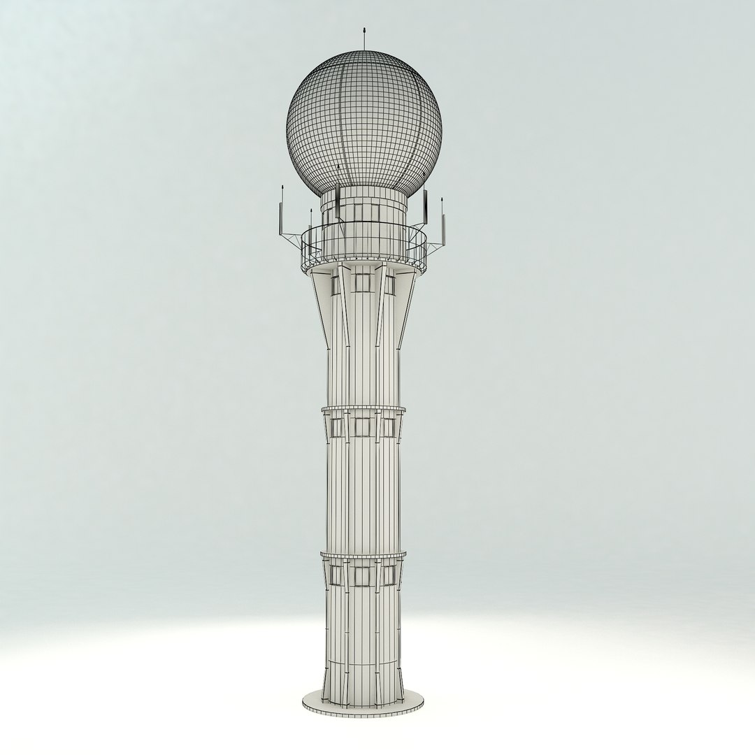 3D Model Weather Radar Tower - TurboSquid 1650253