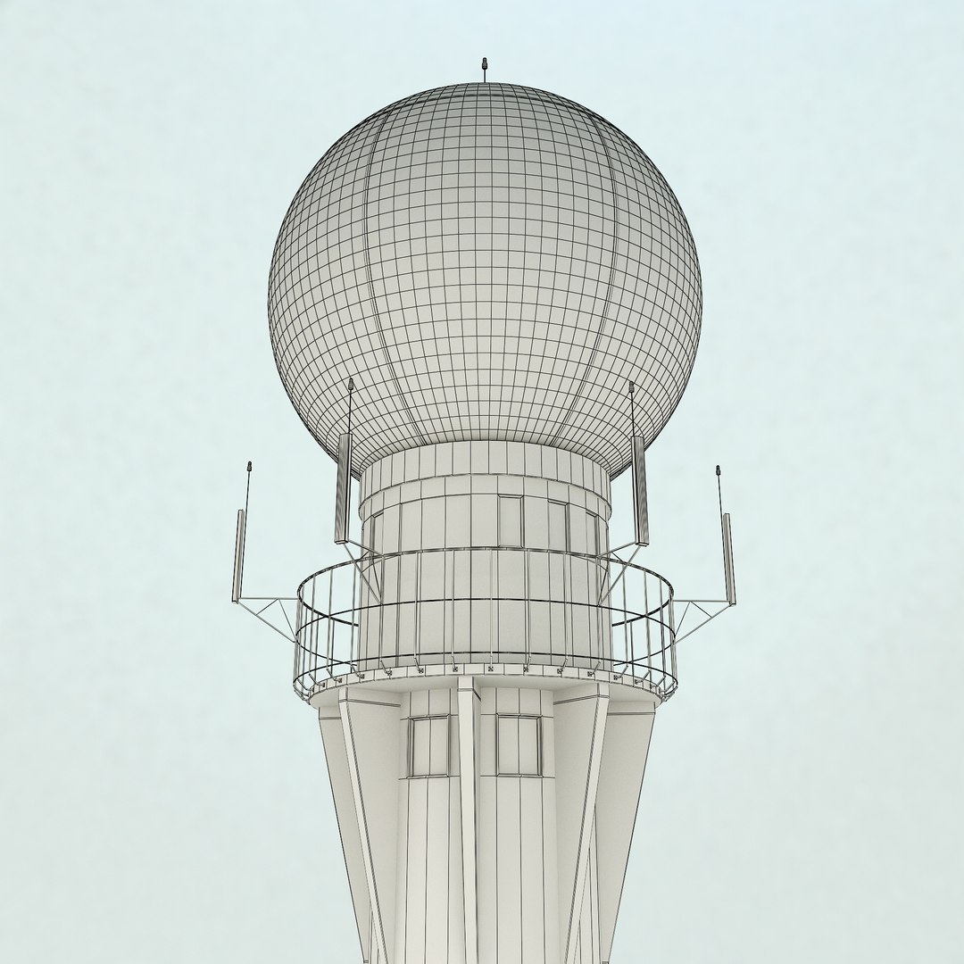 3D Model Weather Radar Tower - TurboSquid 1650253